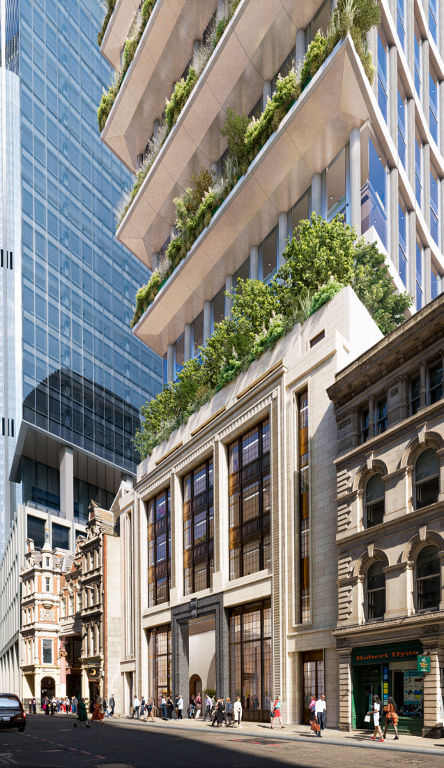 Woods Bagot submits plans for 32-storey tower in City of London