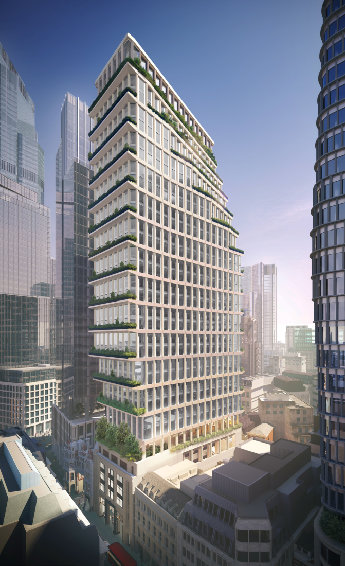 Woods Bagot submits plans for 32-storey tower in City of London