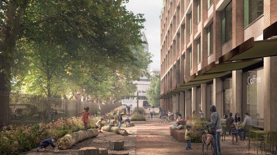 AHMM wins approval to replace post-war London housing with science hub