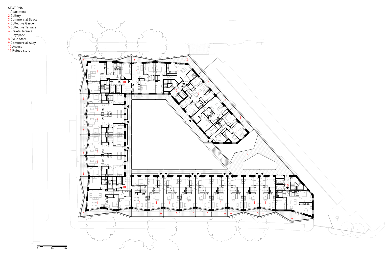 Studio Woodroffe Papa completes mixed-use scheme in Southwark