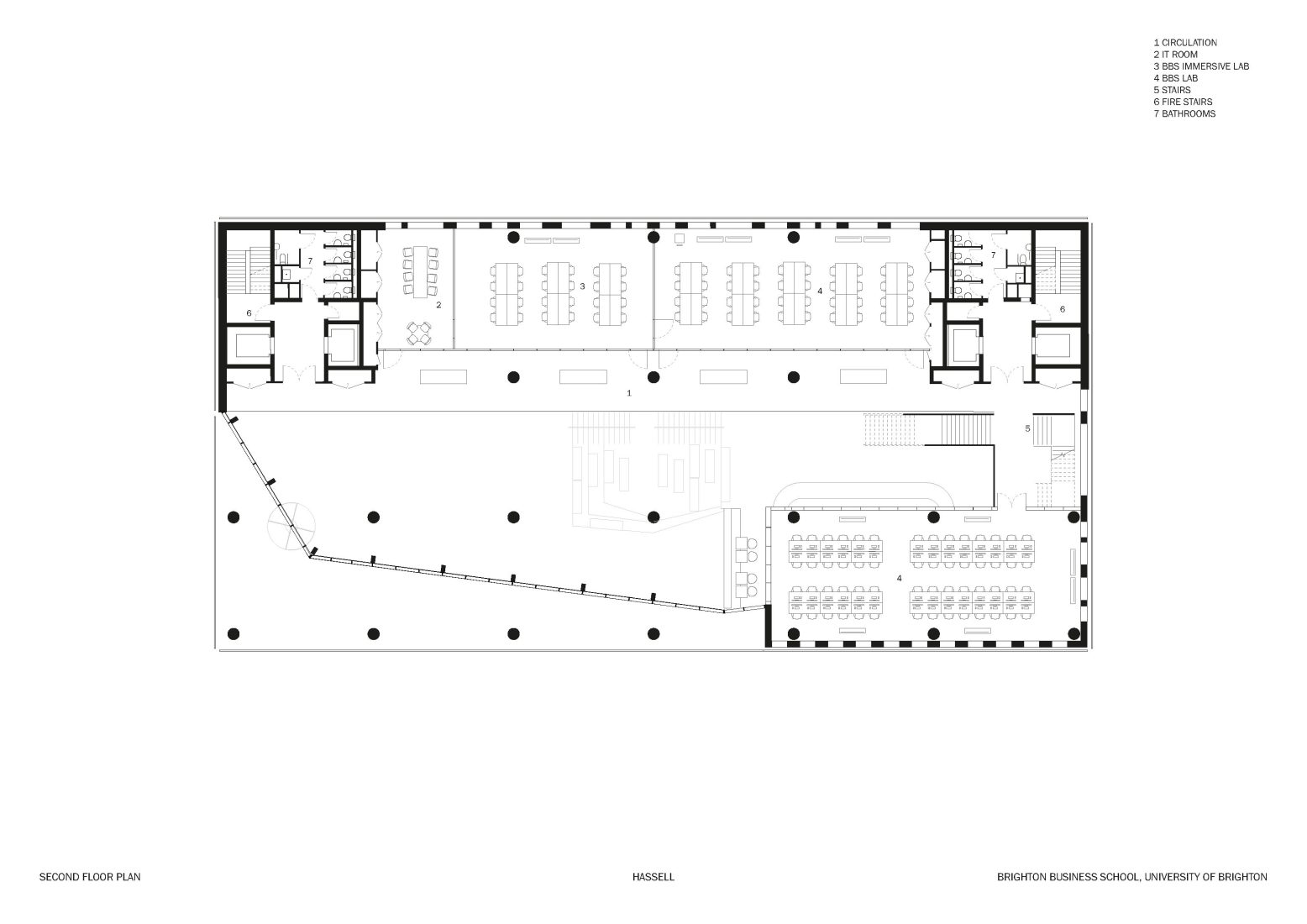 Hassell completes final phase of Brighton university masterplan