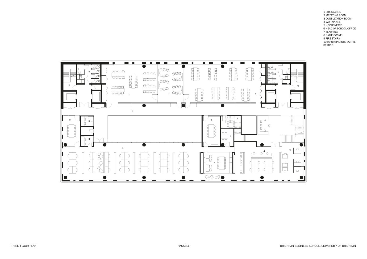 Hassell completes final phase of Brighton university masterplan