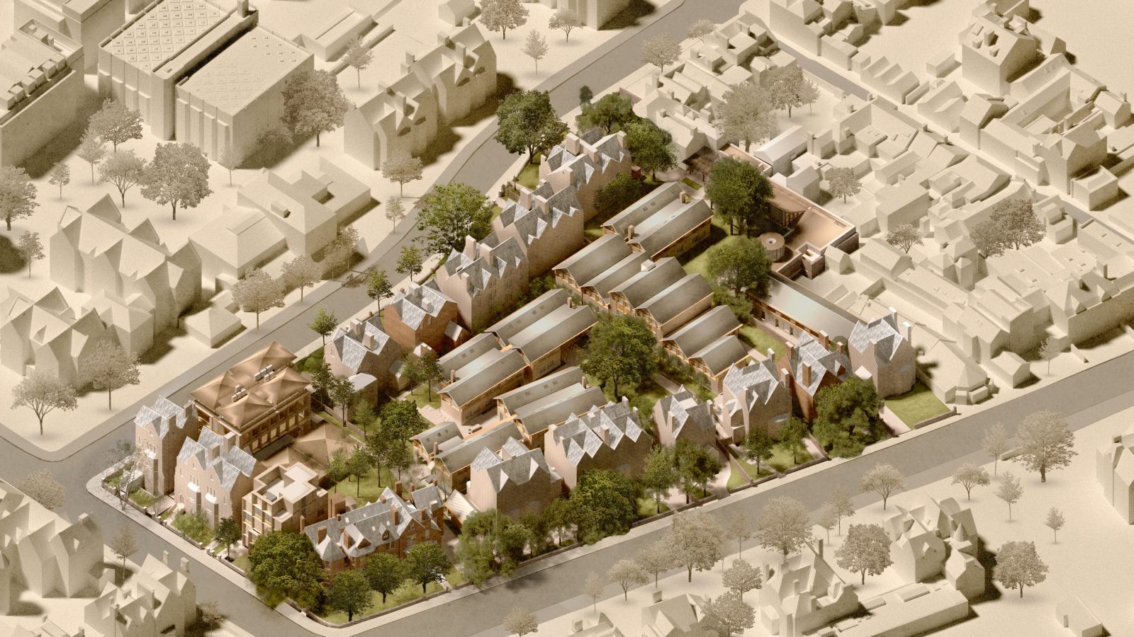 Níall Mclaughlin submits plans for another Oxford college scheme