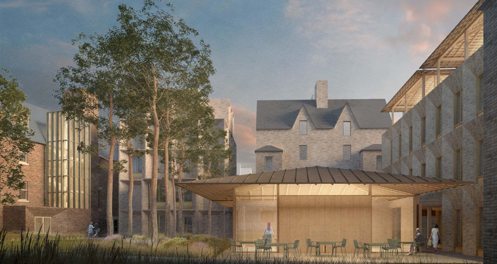 Níall Mclaughlin submits plans for another Oxford college scheme