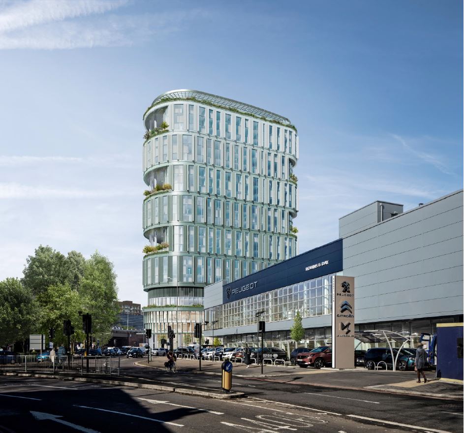 SimpsonHaugh scrapes approval for Chiswick Roundabout tower