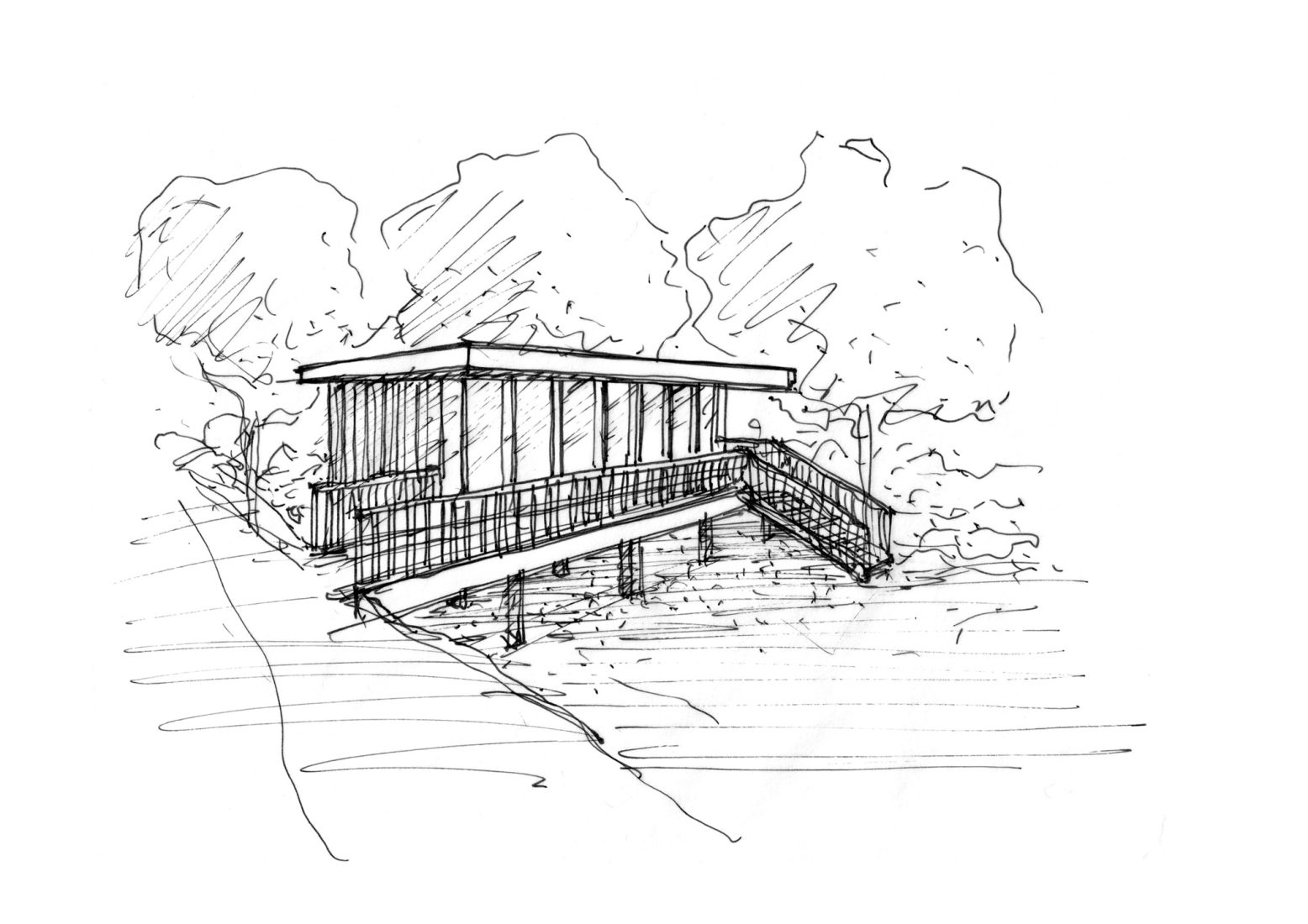 BAL Architecture creates timber pavilions as students’ woodland retreat
