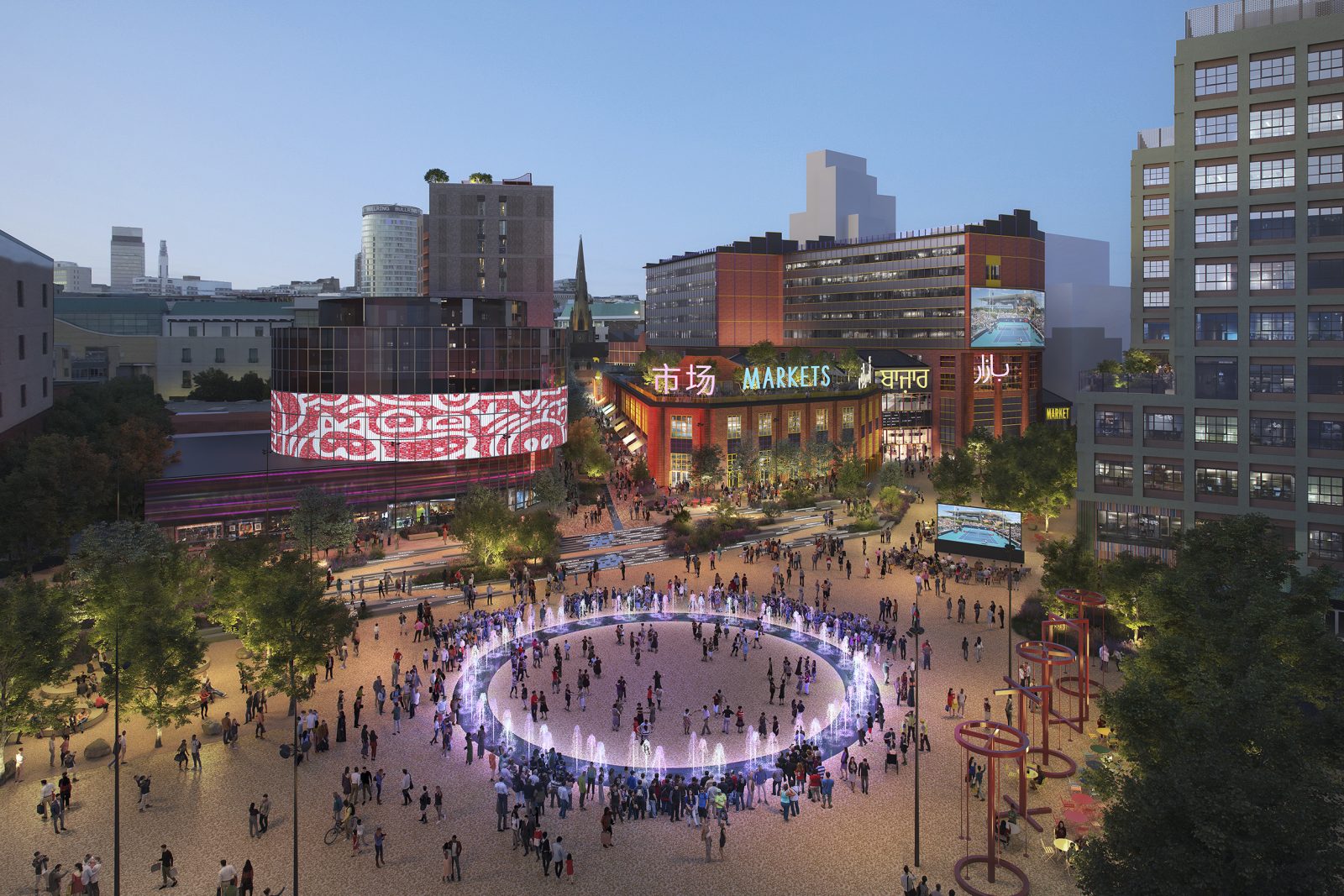 Lendlease submits revised £1.9bn Birmingham Smithfield plans