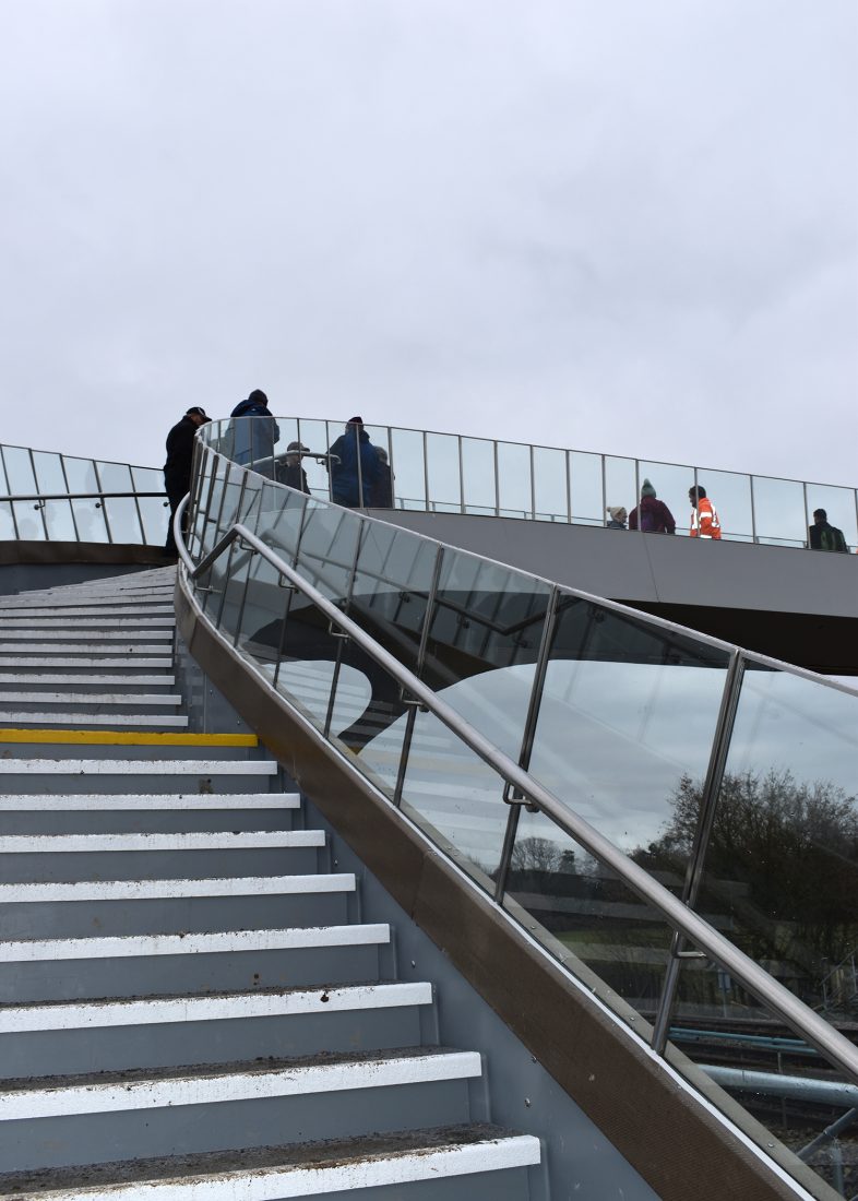 First of Knight Architects’ new wave of rail footbridges opens in ...