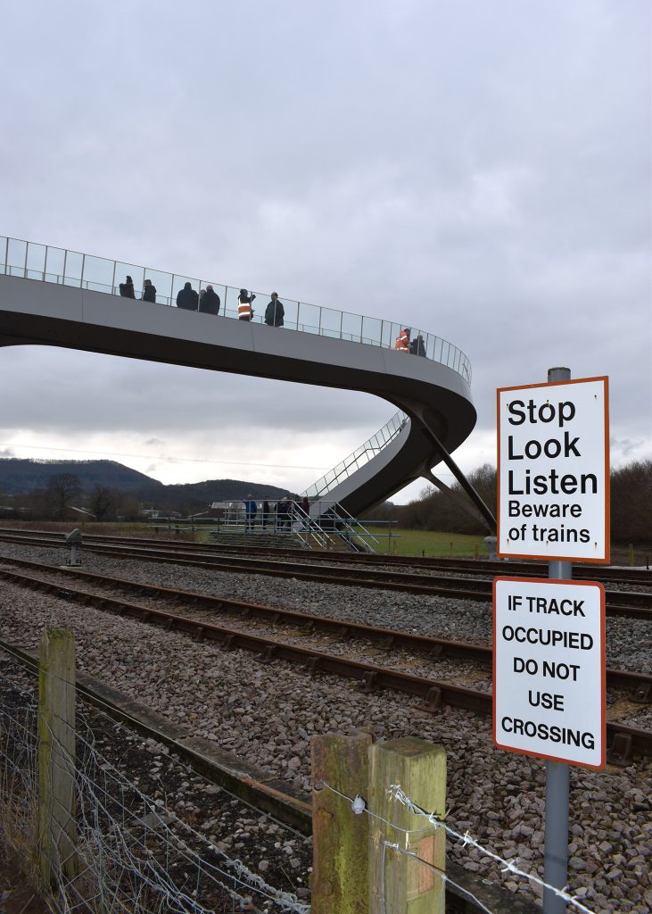 First of Knight Architects’ new wave of rail footbridges opens in ...
