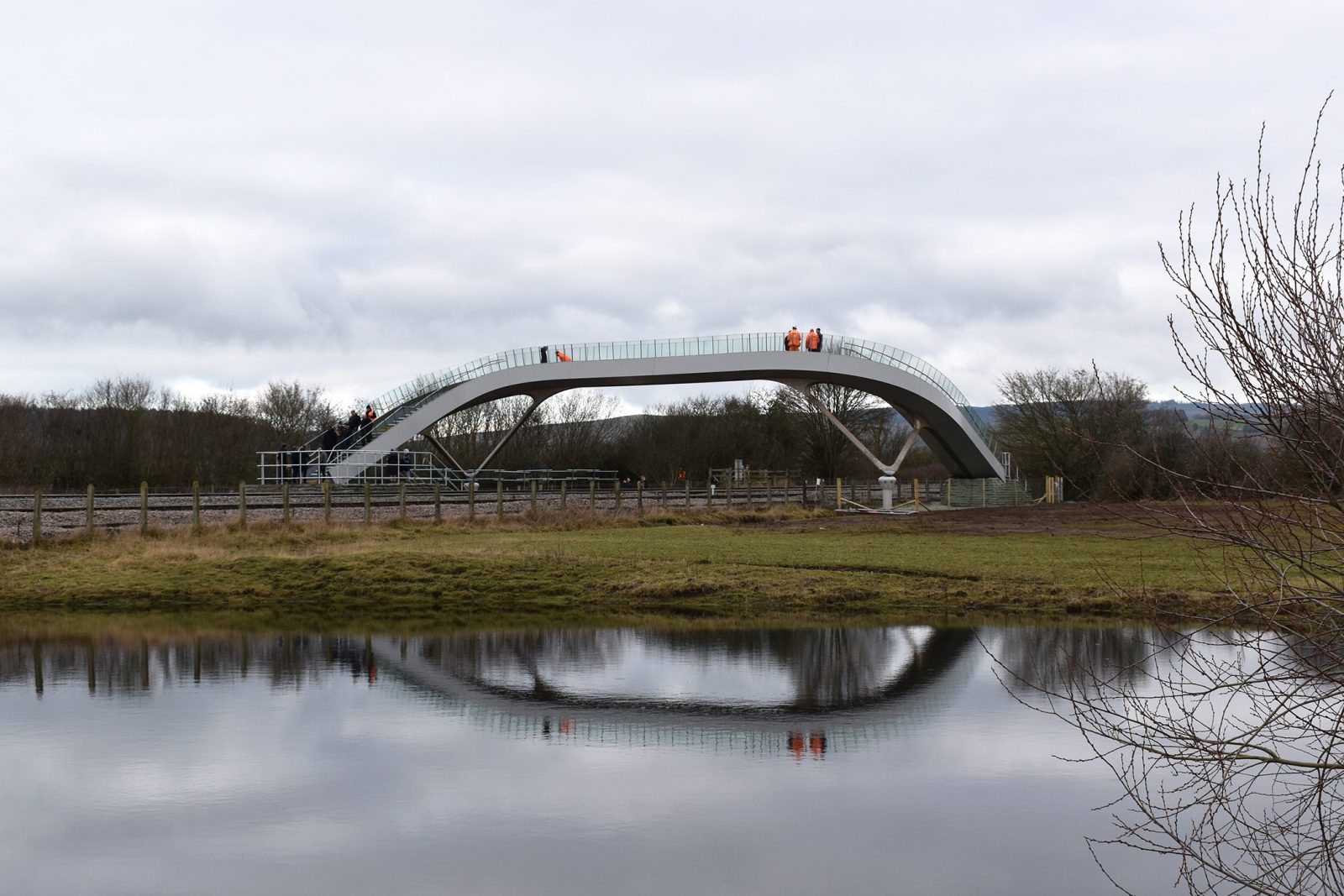 First of Knight Architects’ new wave of rail footbridges opens in ...