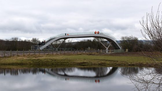 First of Knight Architects’ new wave of rail footbridges opens in ...
