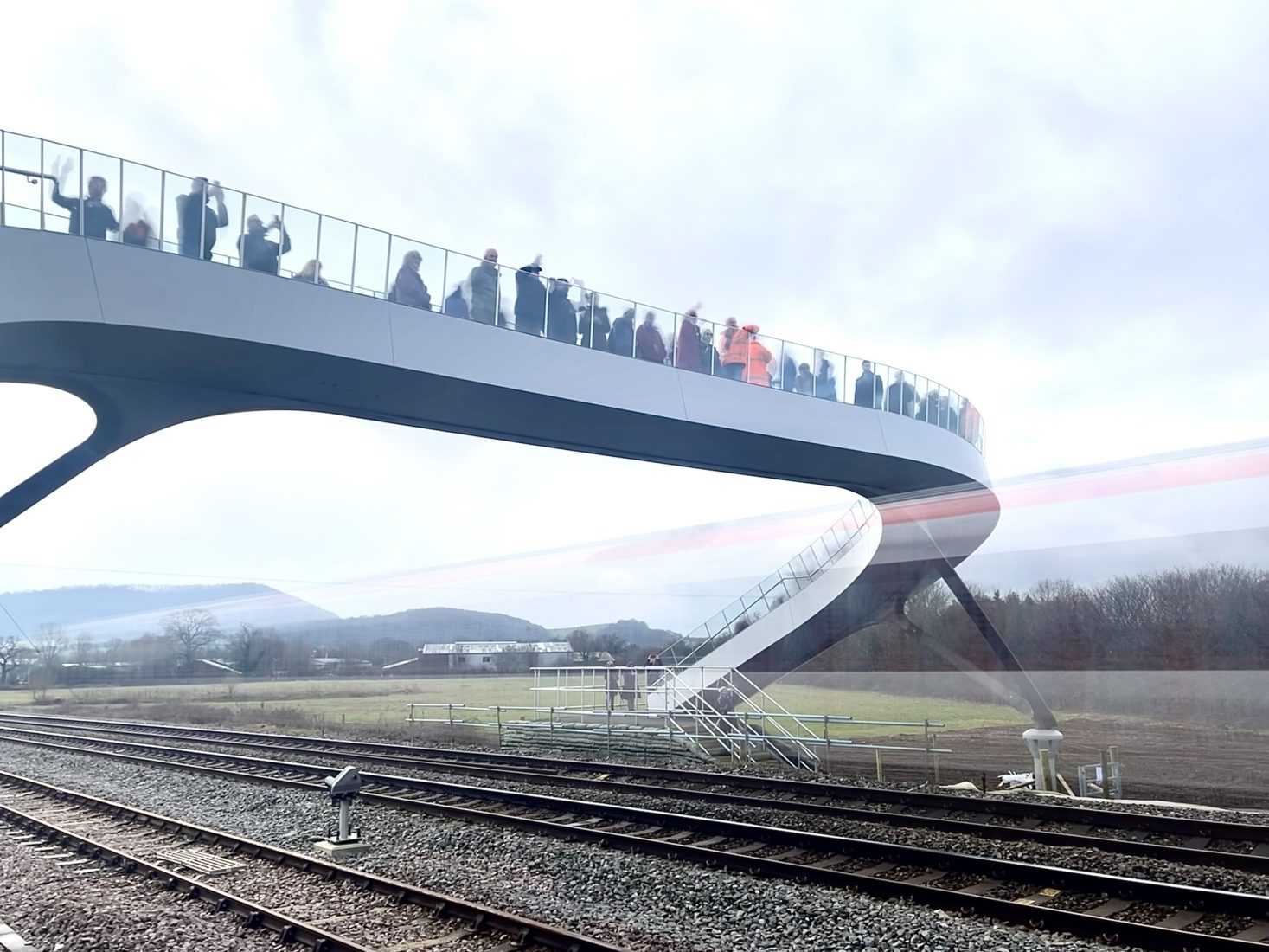 First of Knight Architects’ new wave of rail footbridges opens in ...