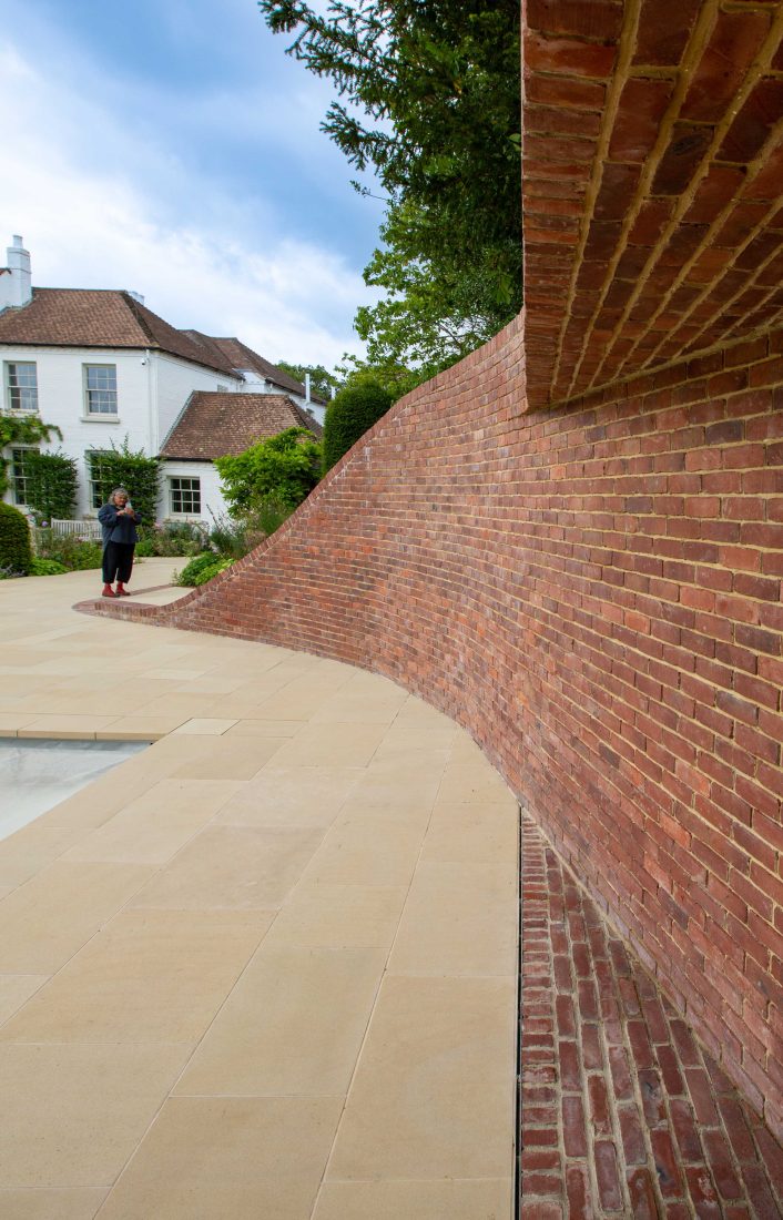 Knox Bhavan completes brick pool house disguised as wall