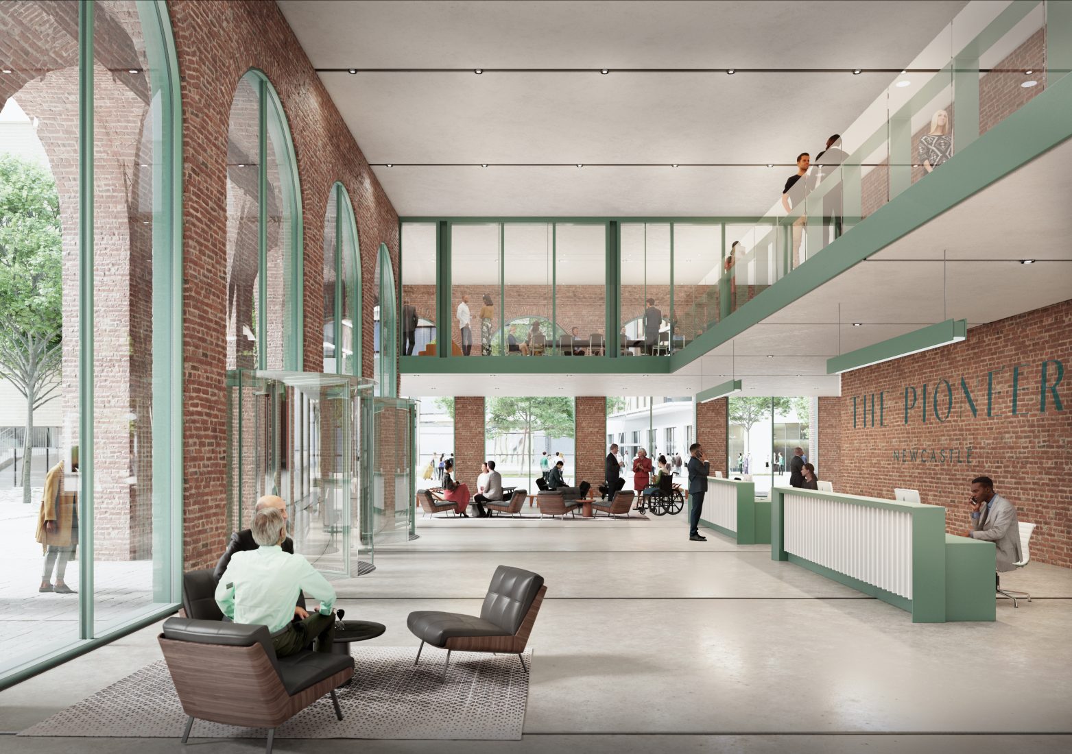 AHMM reveals plans for 10-storey office next to Newcastle Central Station