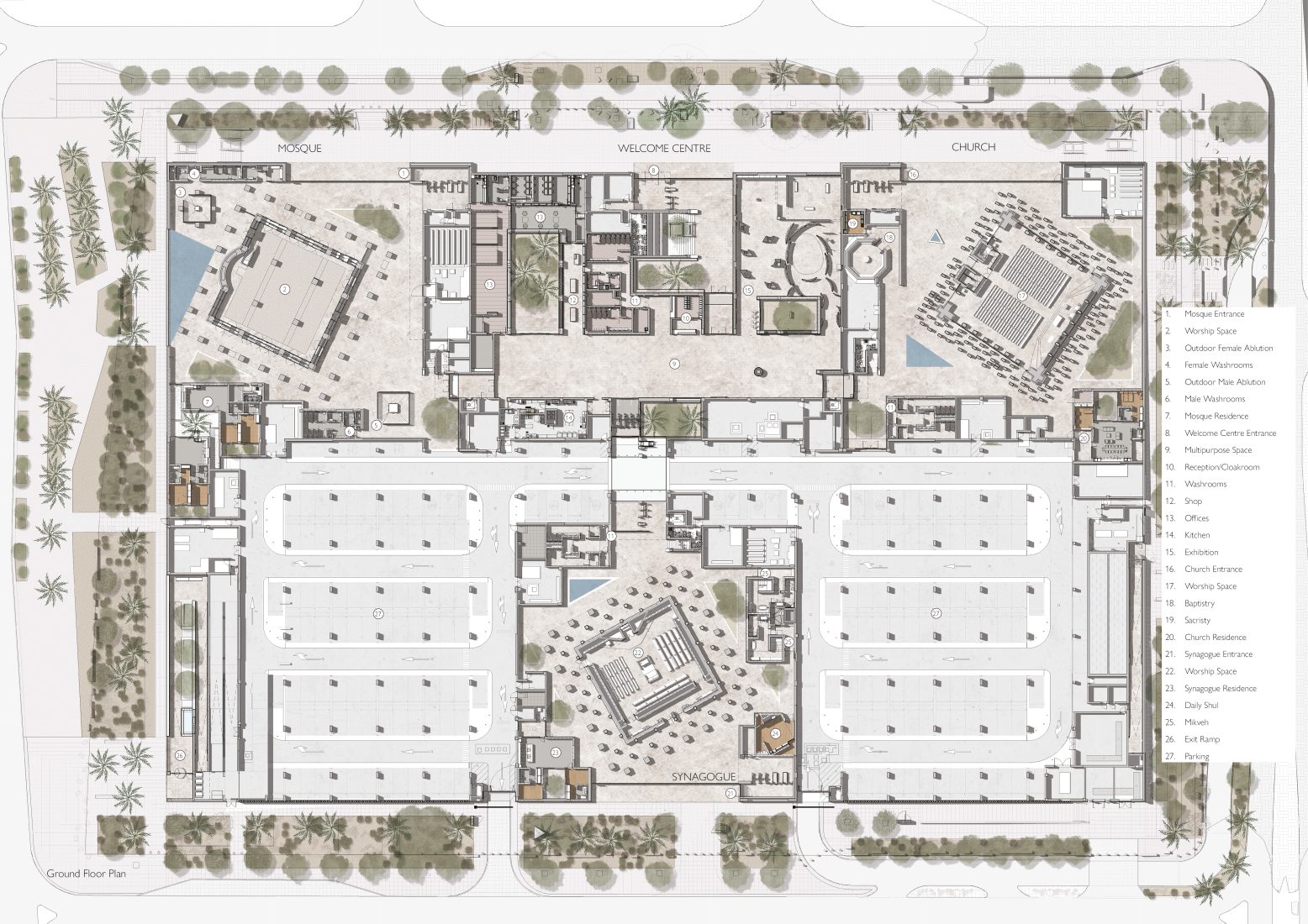 Adjaye Associates’ interfaith centre Abu Dhabi: full set of photos and ...