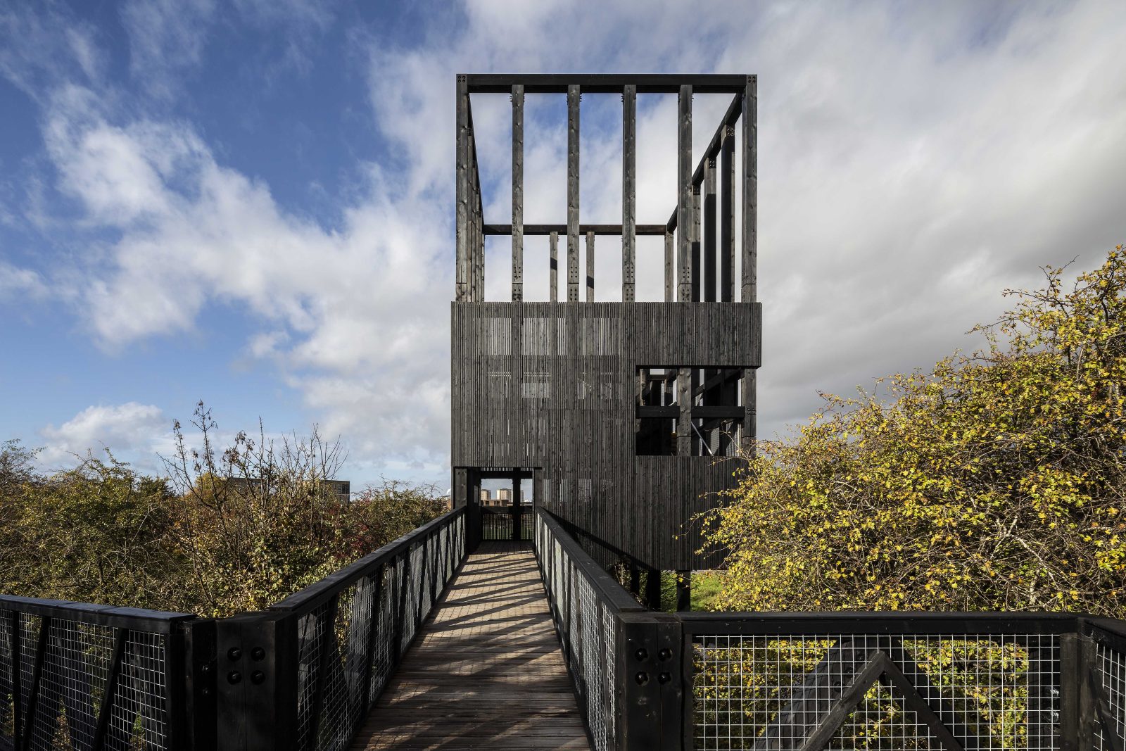 jmarchitects completes ‘bothy’ with tower at Clyde Gateway