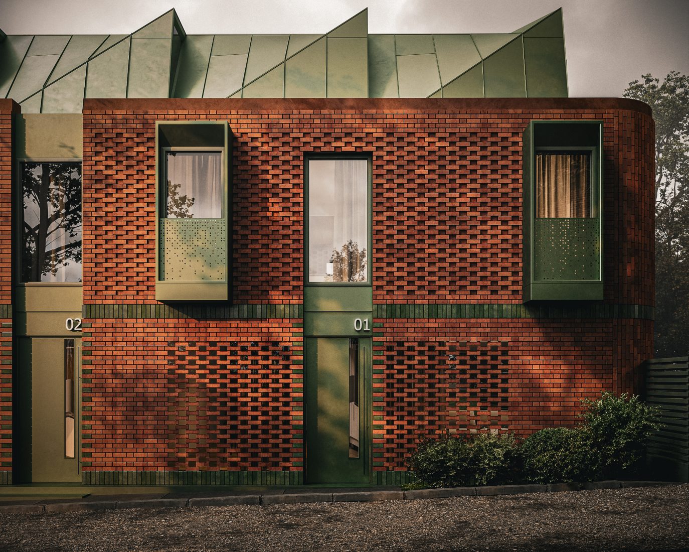 New Practice CDJM submits plans for backlands mews houses