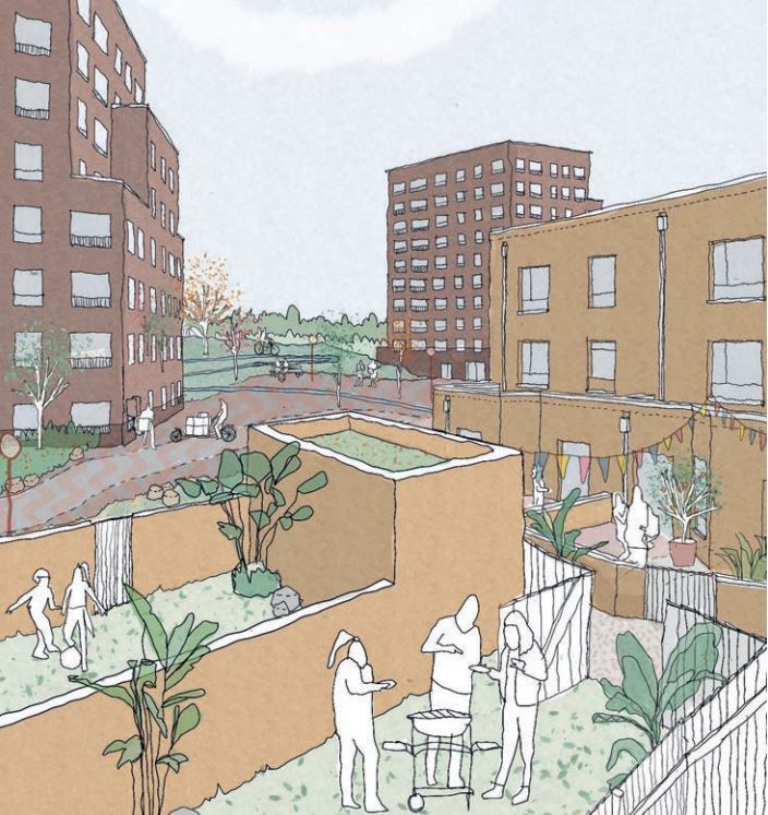 Karakusevic Carson submits plans for Wembley estate regeneration