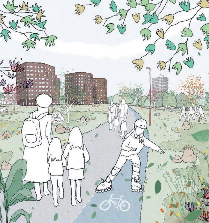 Karakusevic Carson submits plans for Wembley estate regeneration