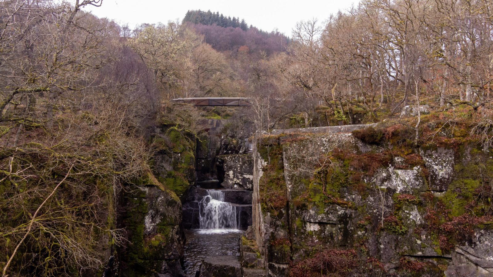 Beam Architects’ perforated steel footbridge in Perthshire opens
