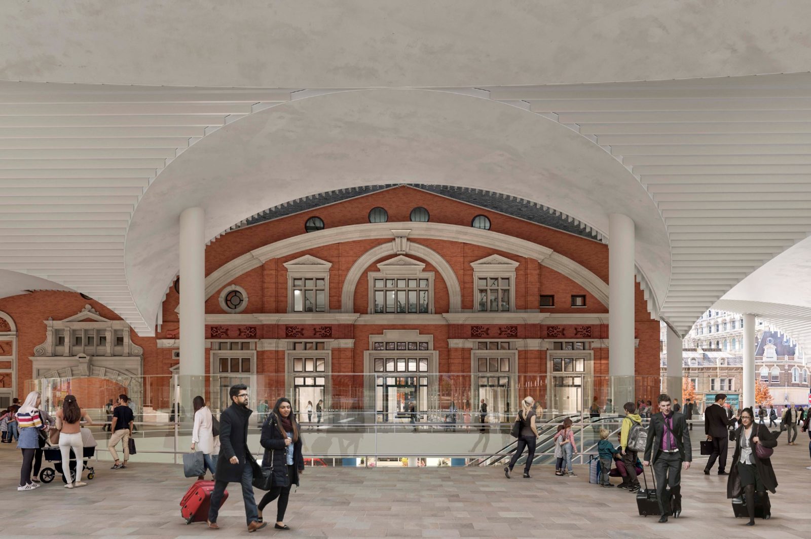 Herzog & de Meuron's updated designs for Liverpool Street station unveiled