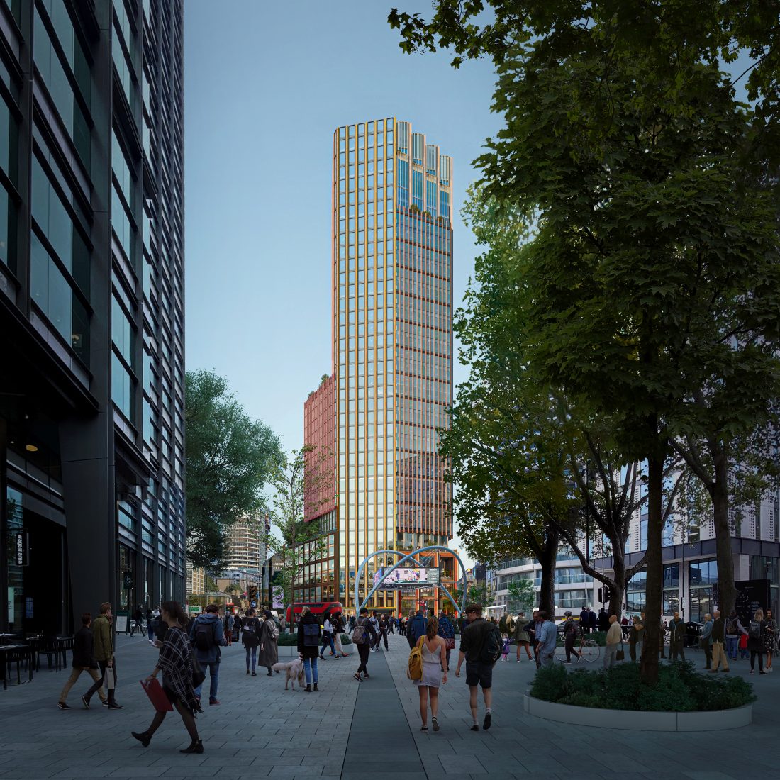 KPF submits plans for 153m-tall skyscraper on Old Street