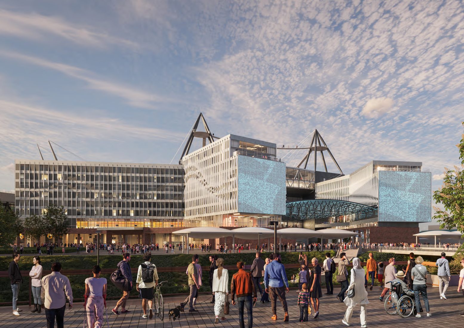 Man City unveils new images of £300m Populous stadium expansion plan
