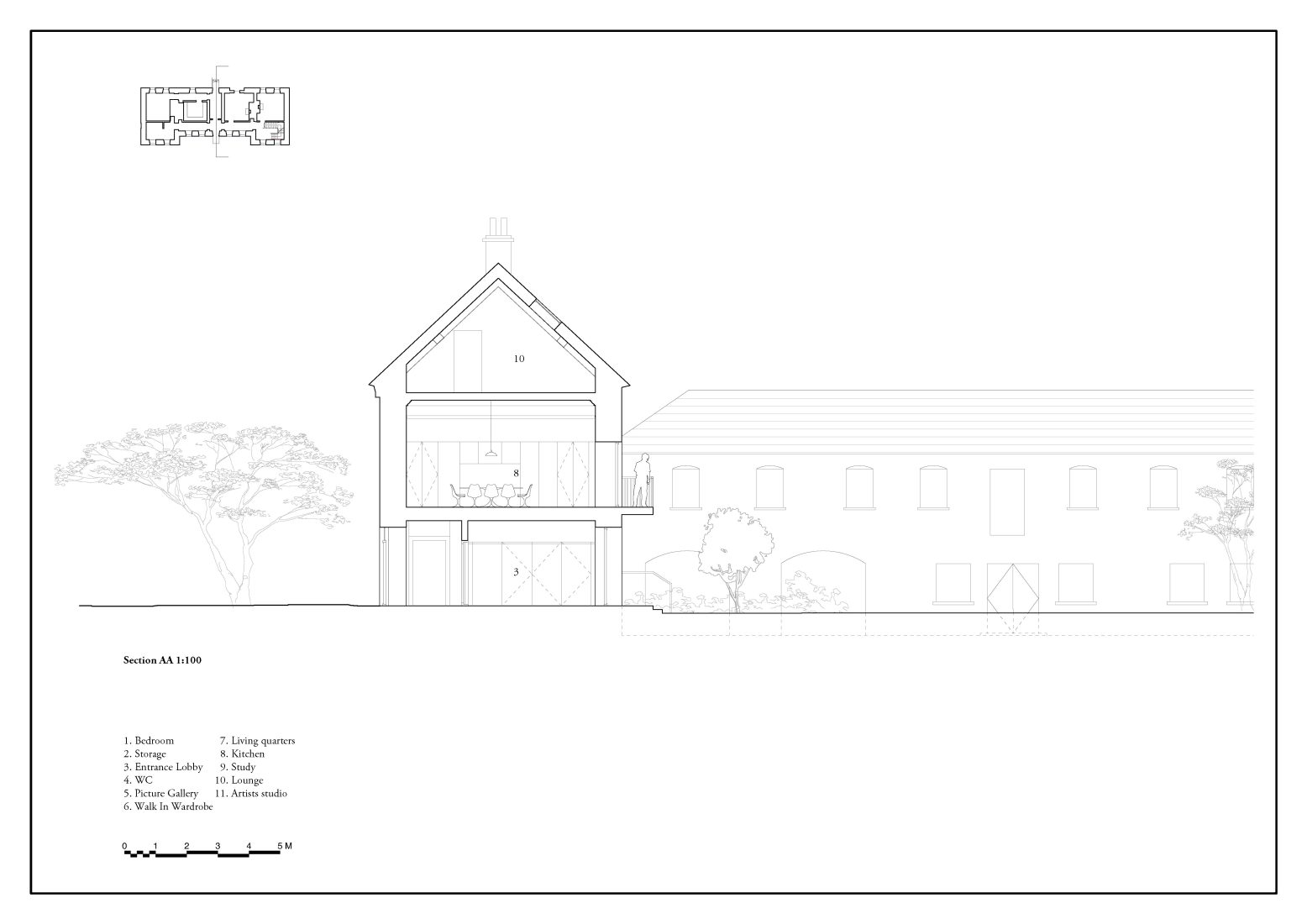 Canice Architects adapts 18th-century Irish school building into a house