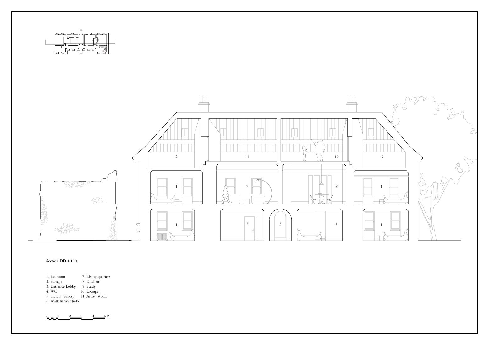 Canice Architects adapts 18th-century Irish school building into a house