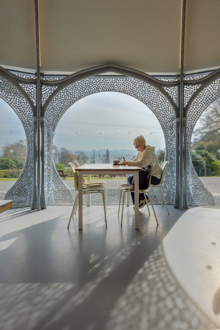 Mark Wray Architects completes sculptural pavilion for Welsh art gallery