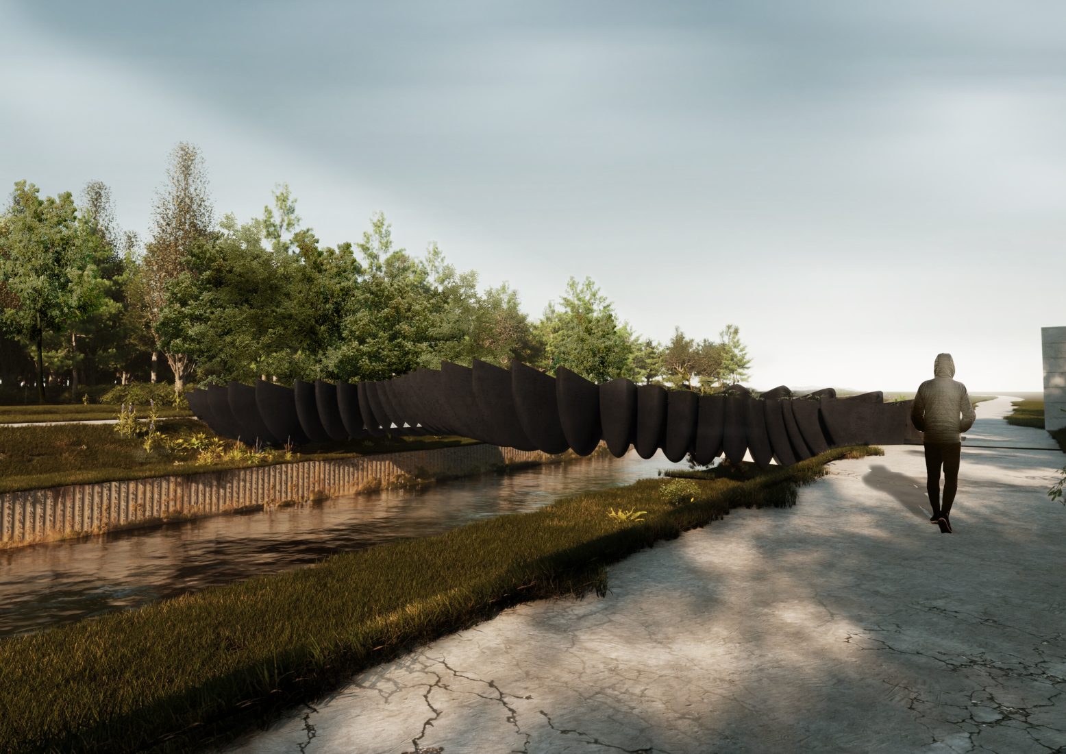 Former Serpentine Pavilion architect Counterspace wins Belgian bridge ...