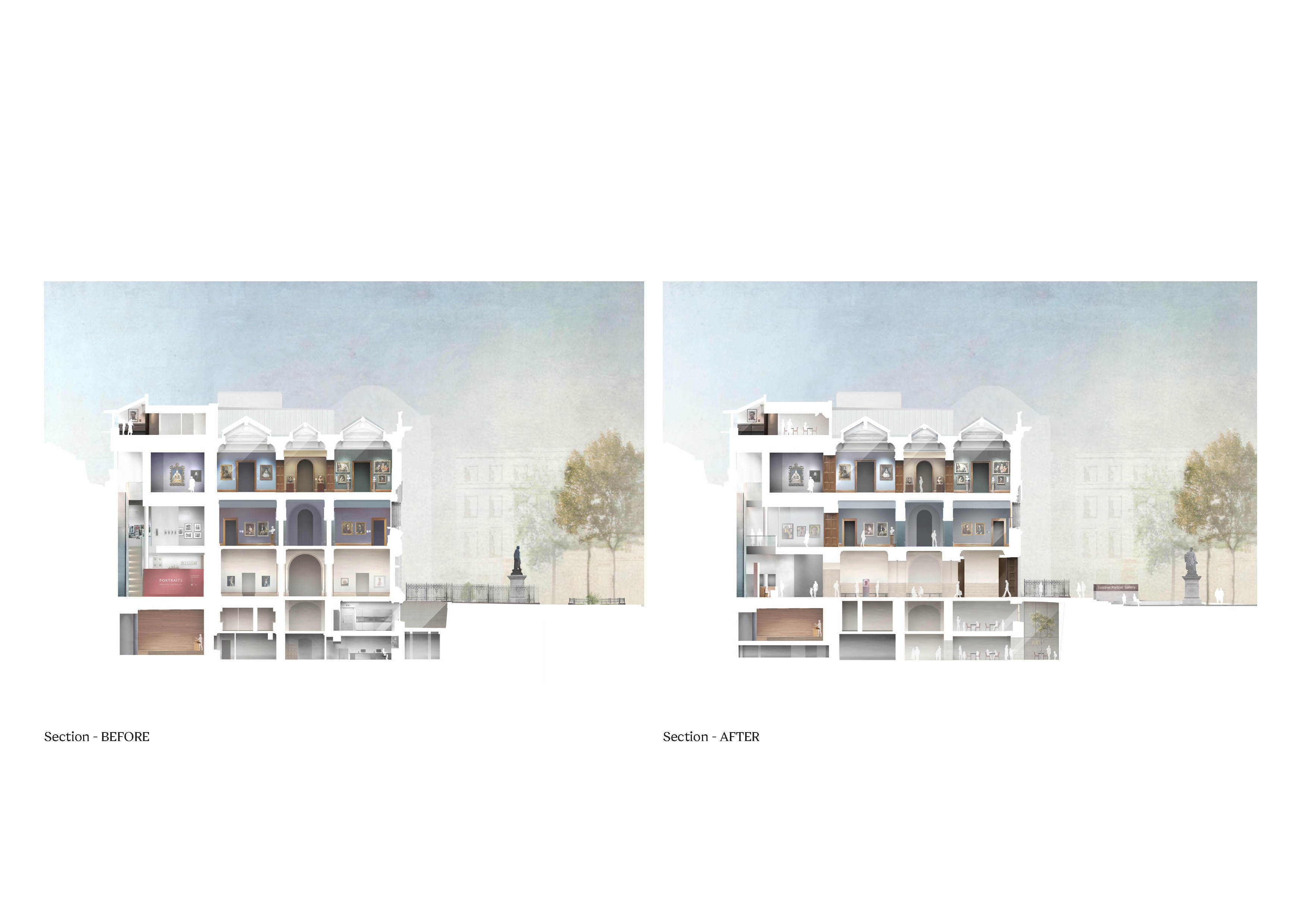 National Portrait Gallery reopens to the public after major revamp