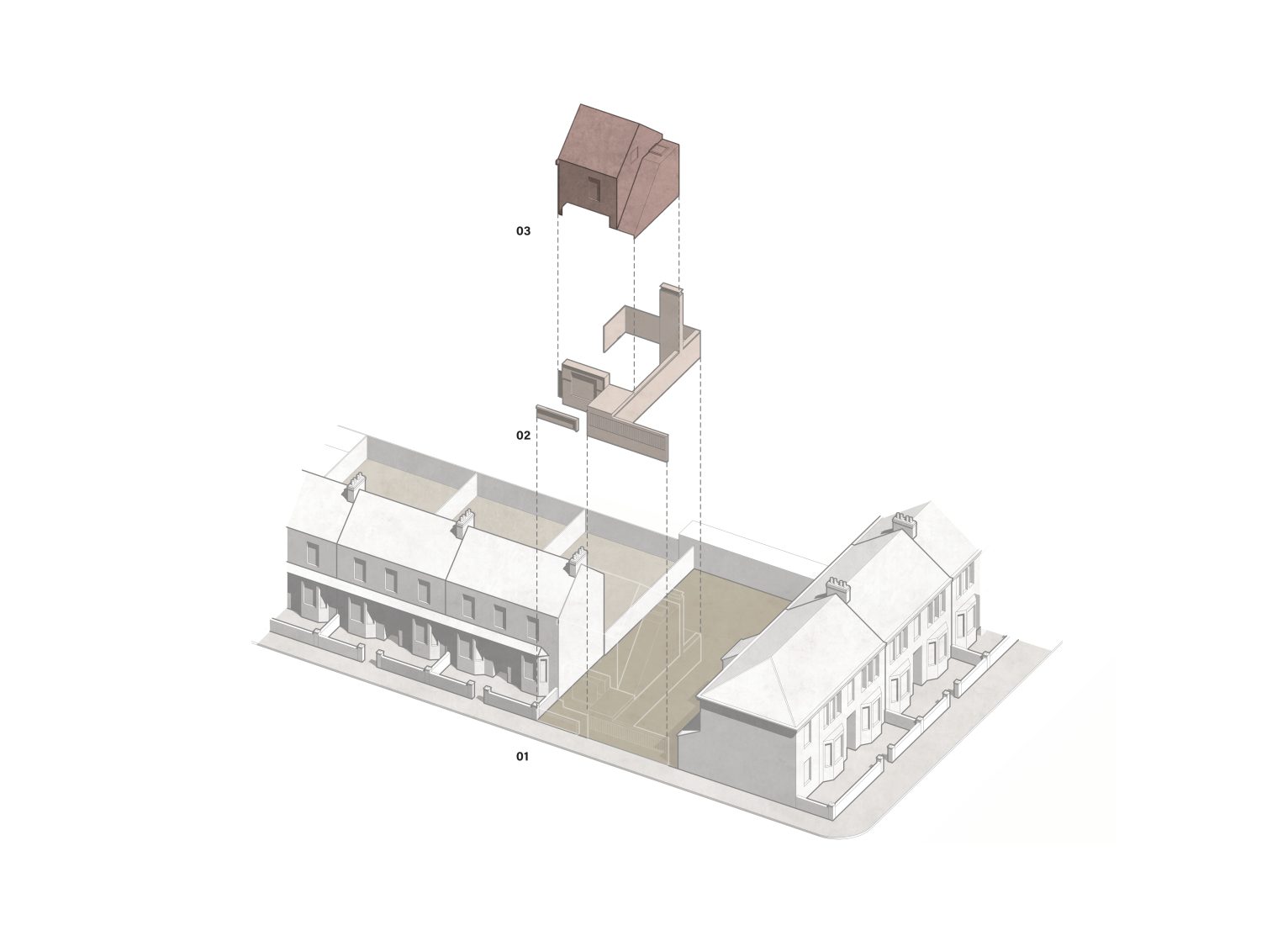 Forgeworks wins approval for ‘compact and playful’ two-storey end terrace