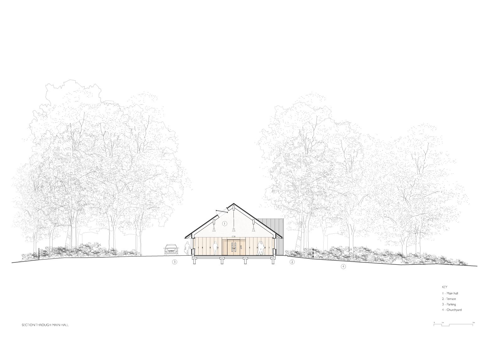 James Gorst Architects completes Suffolk timber community hall