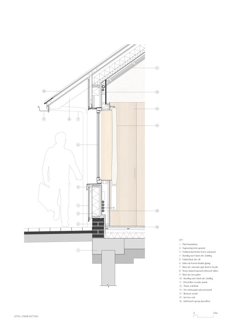James Gorst Architects completes Suffolk timber community hall