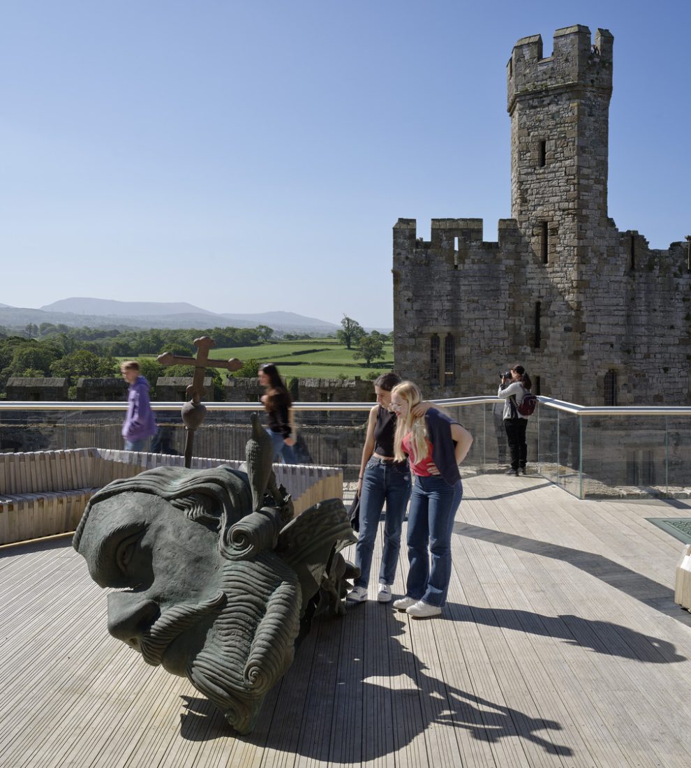 Buttress completes Caernarfon Castle access works
