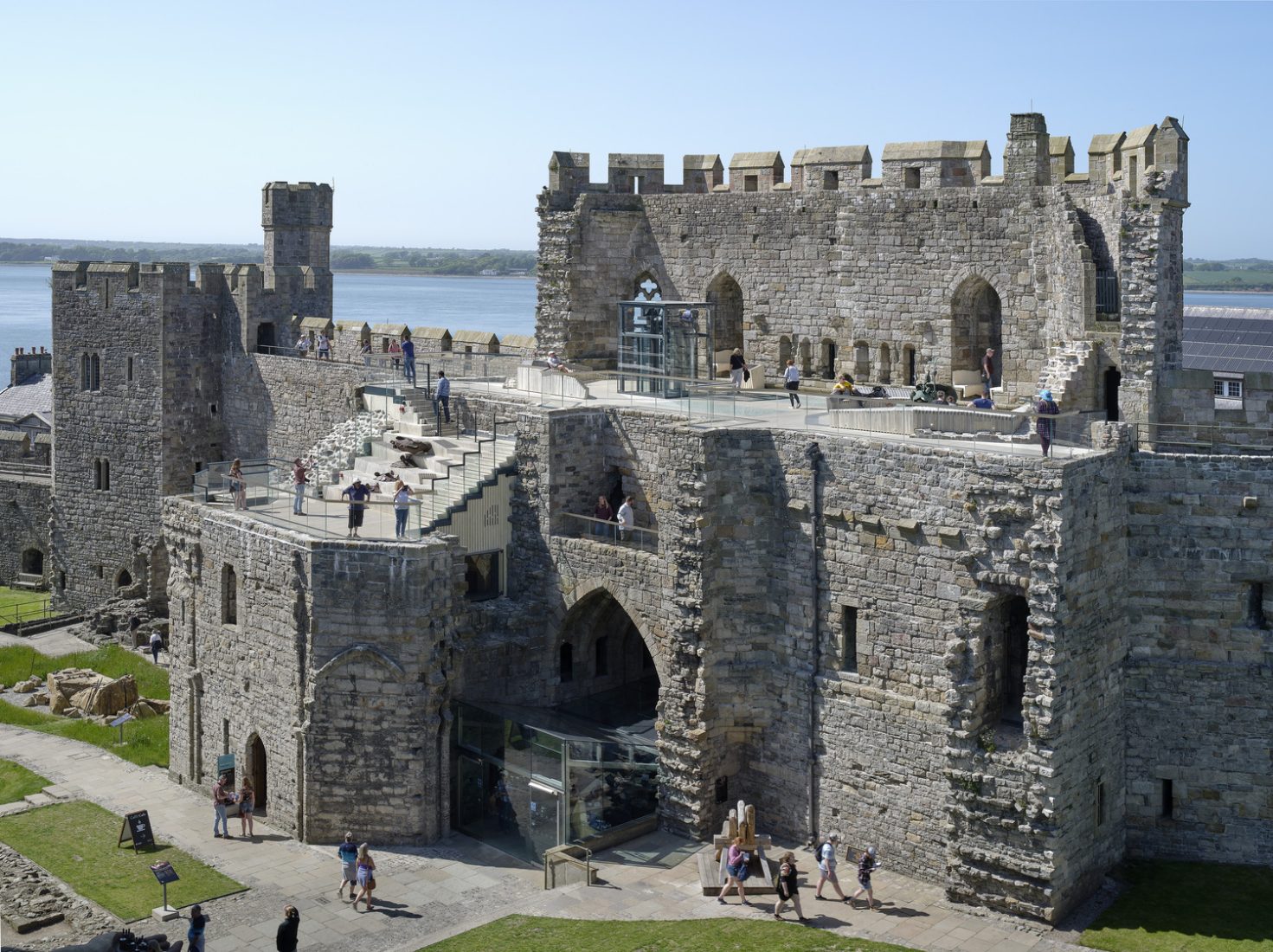 Buttress completes Caernarfon Castle access works
