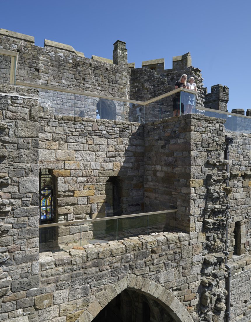 Buttress completes Caernarfon Castle access works