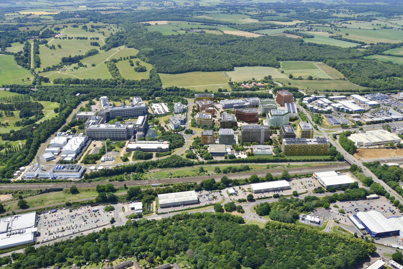 Hawkins\Brown’s huge £900m Stevenage life science cluster approved