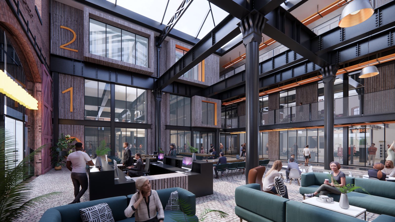 Glancy Nicholls reveals designs for retrofitting burnt-out Derby warehouse