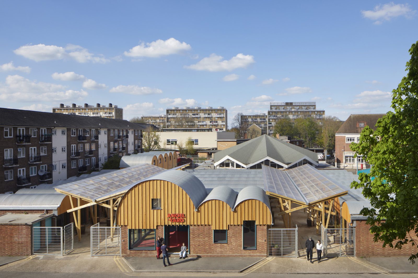 Jan Kattein Architects transforms Enfield garages into affordable ...