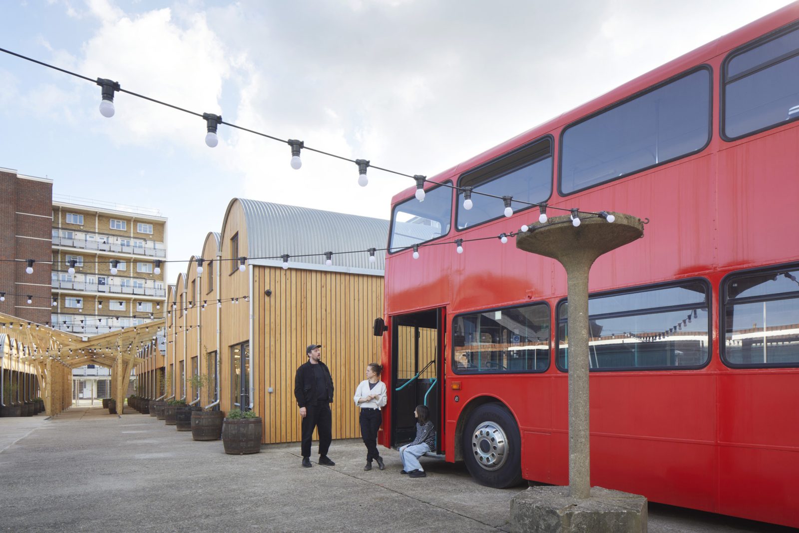 Jan Kattein Architects transforms Enfield garages into affordable ...