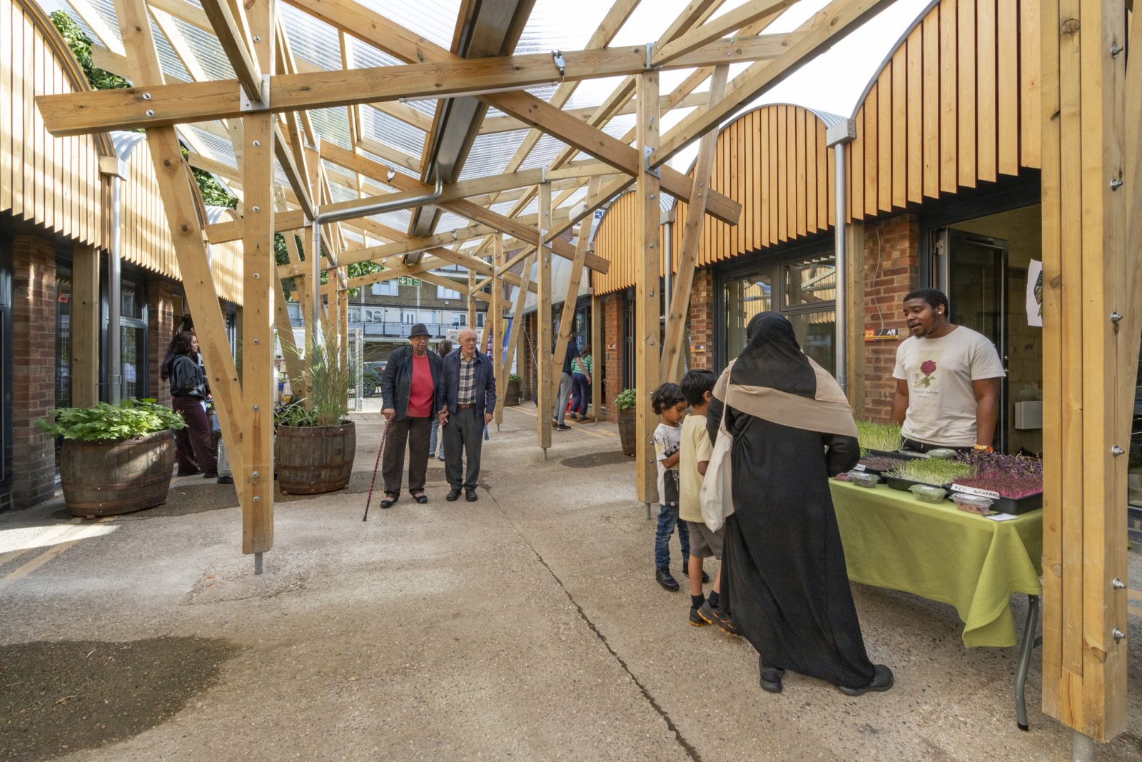 Jan Kattein Architects transforms Enfield garages into affordable ...