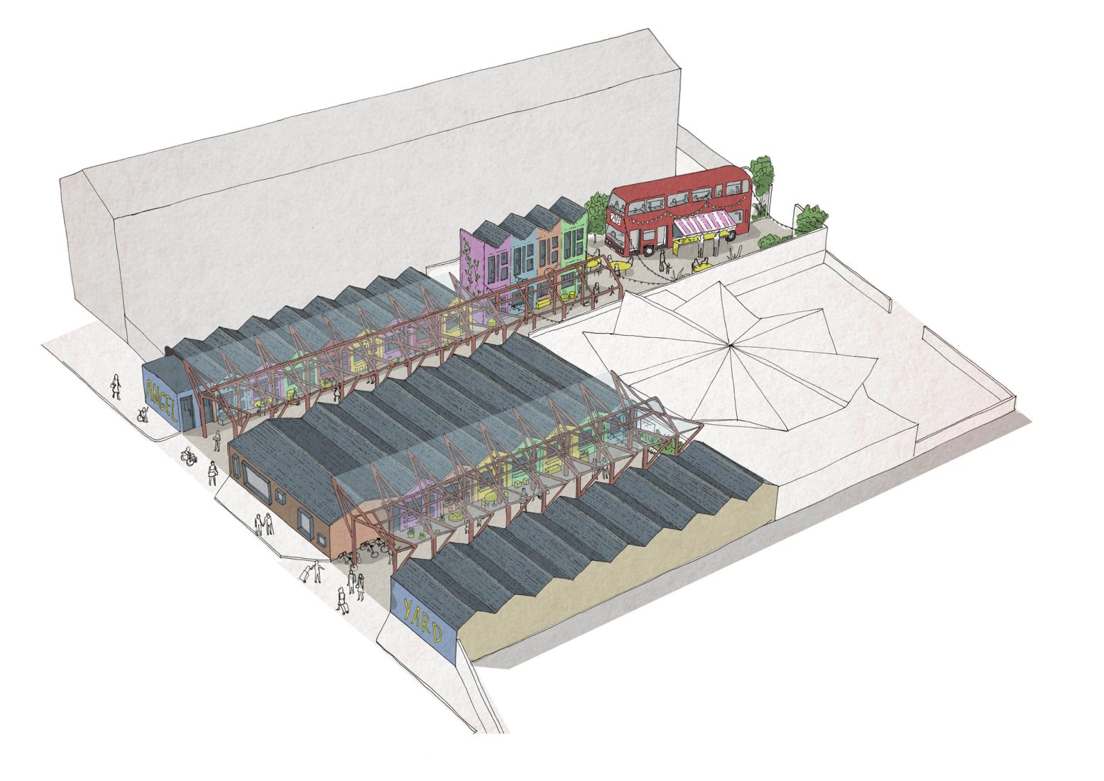 Jan Kattein Architects transforms Enfield garages into affordable ...