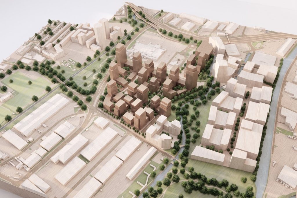 Sheppard Robson unveils 2,830-home masterplan for former IKEA site