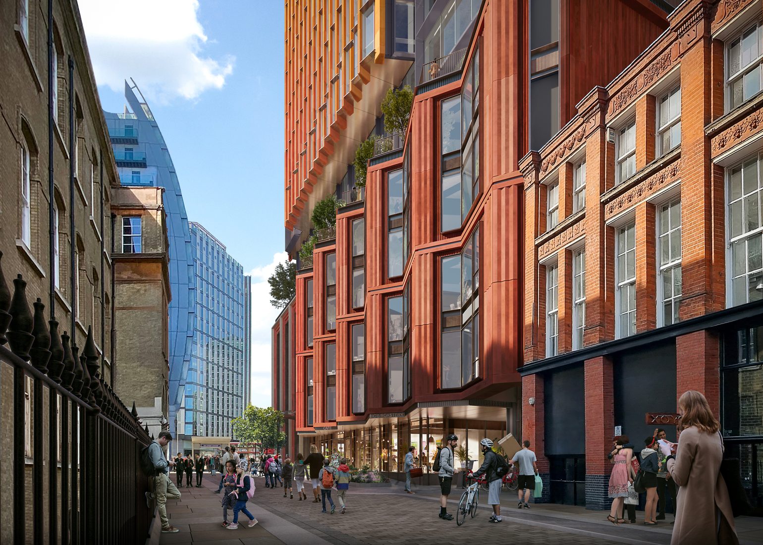 KPF wins planning for 153m-tall Old Street skyscraper