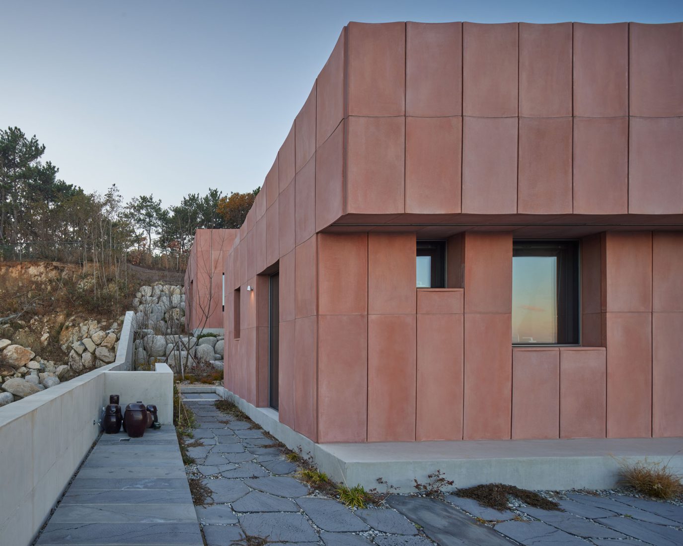 In practice: Studio Weave’s pink-concrete house in South Korea