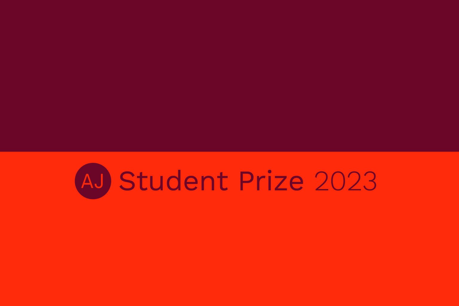 AJ Student Prize 2023 nominees revealed
