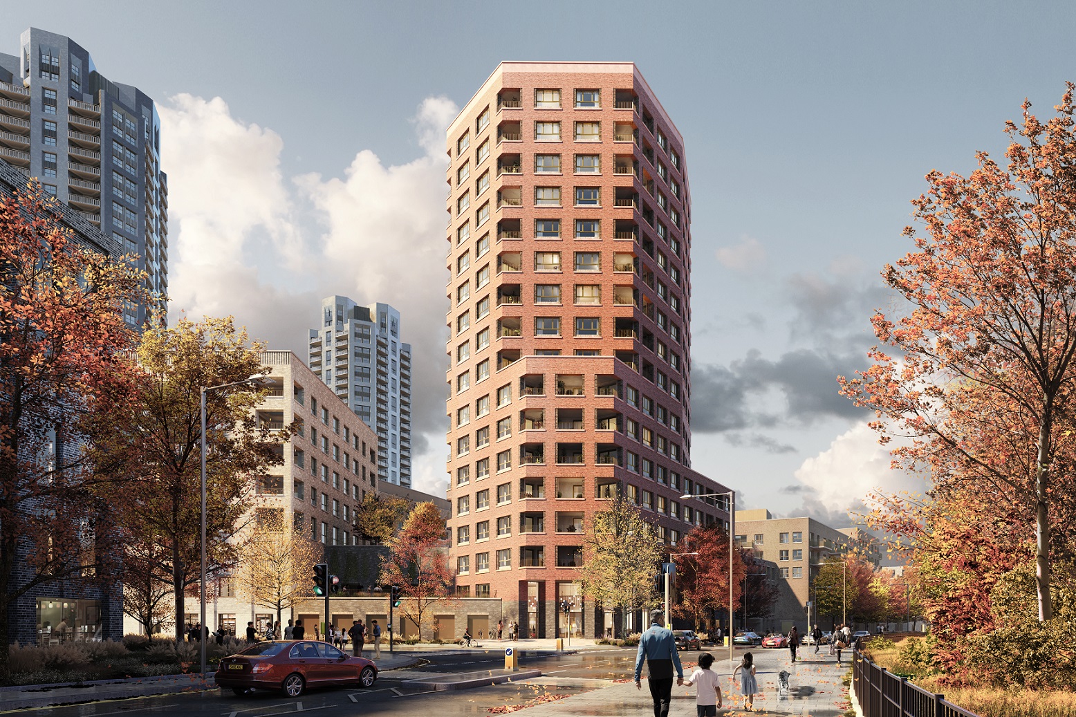 Maccreanor Lavington wins approval for Canada Water housing zone