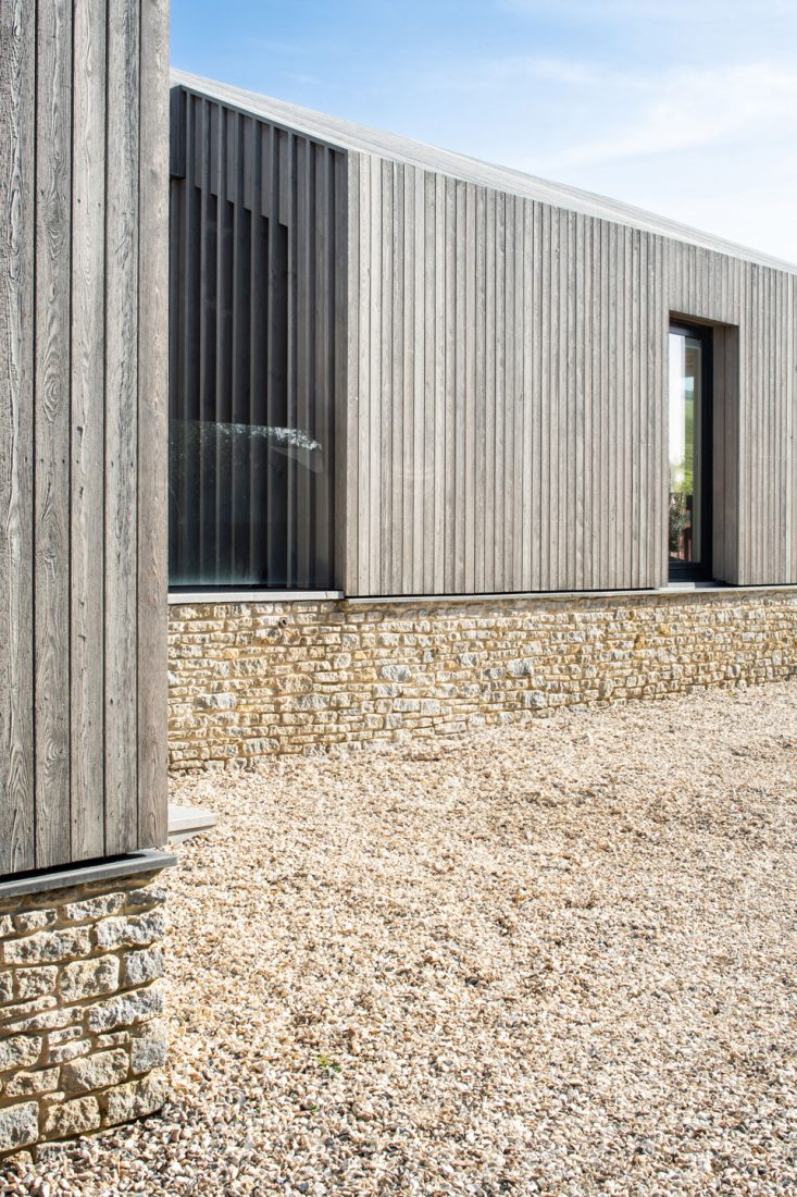 Coffey completes three-volume timber-clad home on Dorset coast
